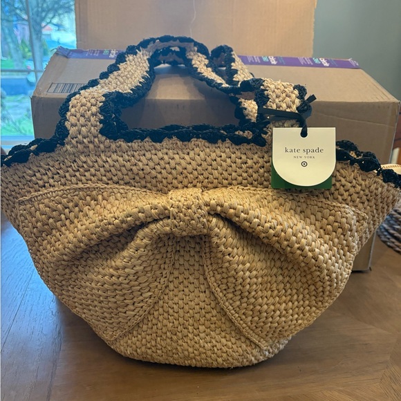kate spade | Bags | Kate Spade X Target Raffia Bow Bag | Poshmark
